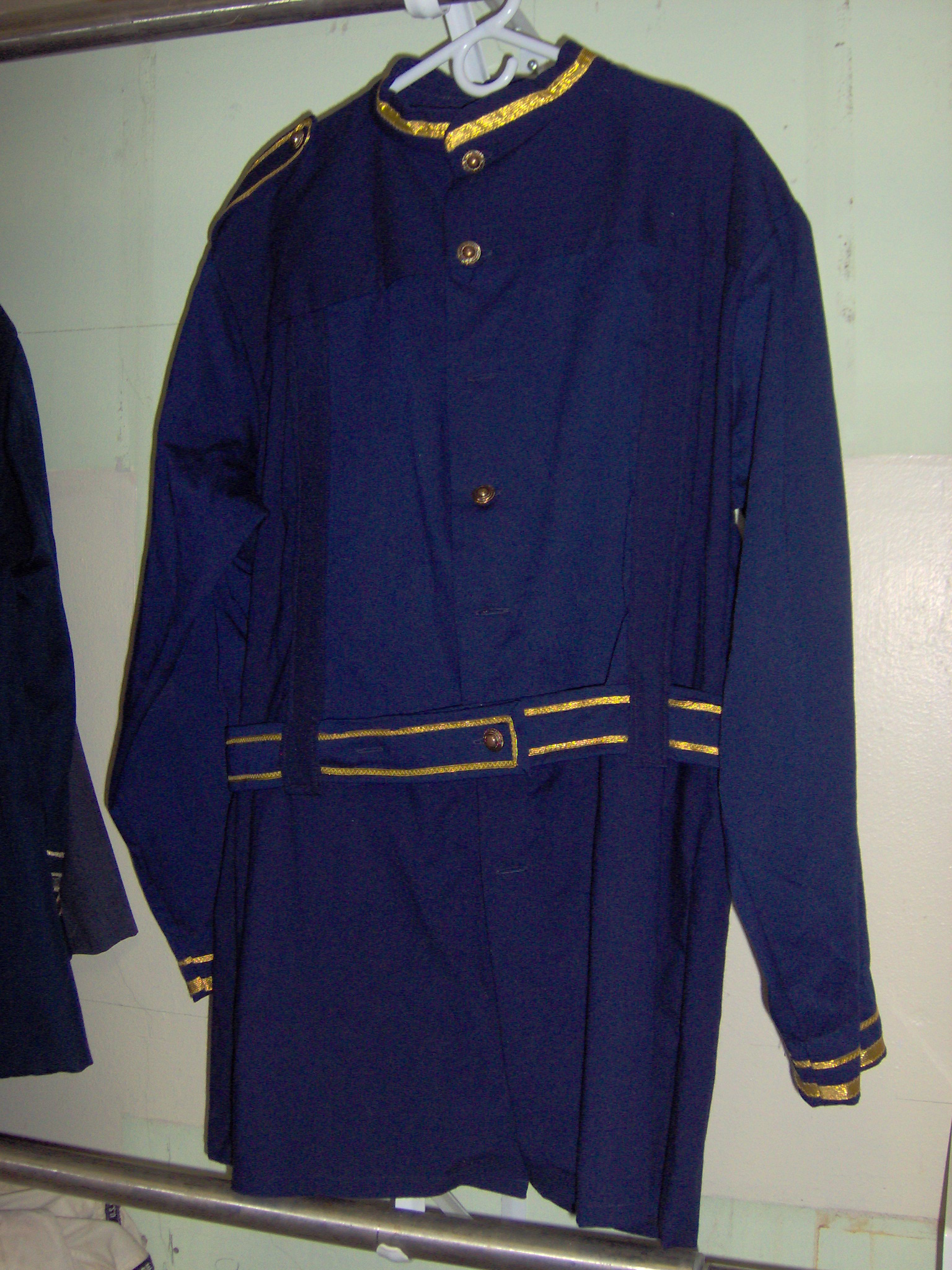 Navy blue and gold Military Uniform-MN ML 4410-Coat Chest 44 – Costume ...