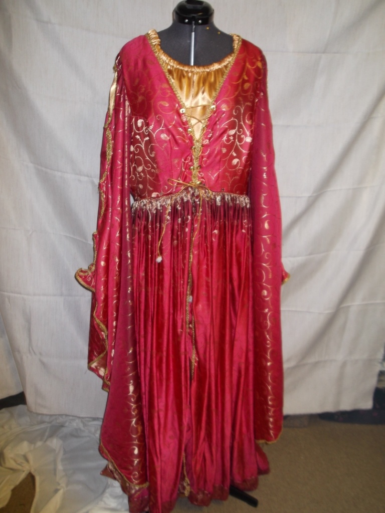 Pink and Gold Renaissance Dress-Wm Rn Dr 7501-Shrew’10-Chest 40 ...