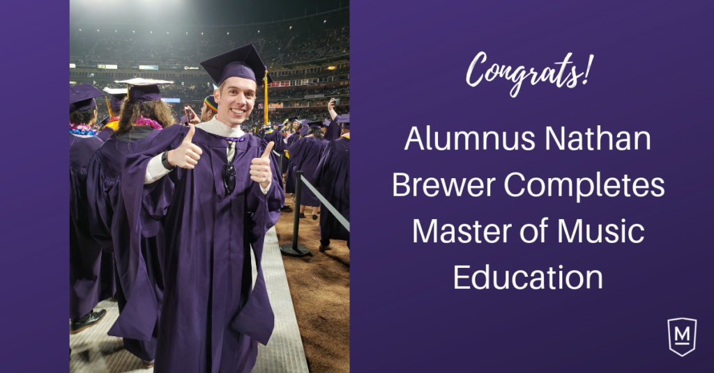 Alumnus Nathan Brewer Completes Master of Music Education - Maranatha ...