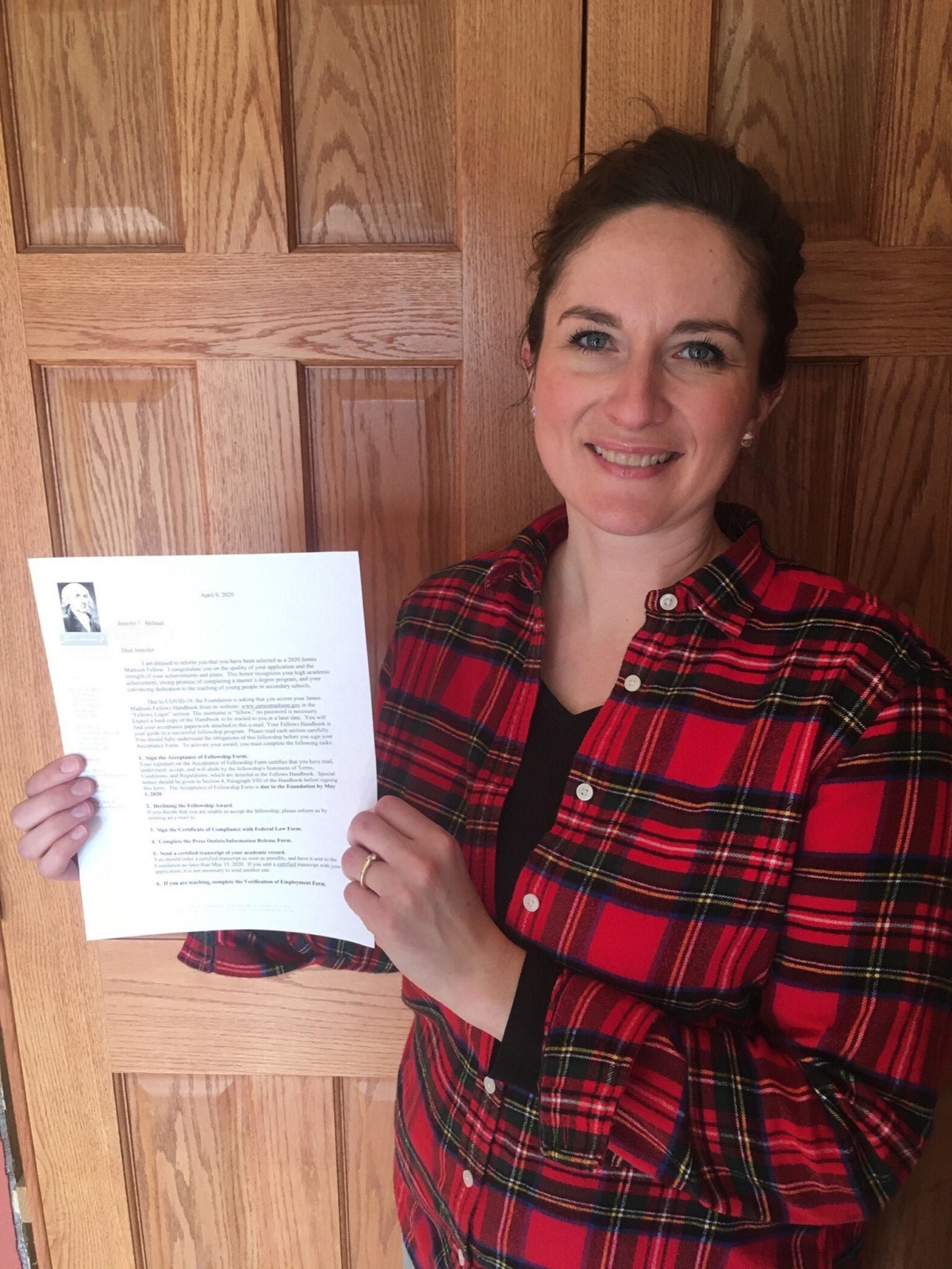 Helstad Receives Fellowship - Maranatha Baptist University